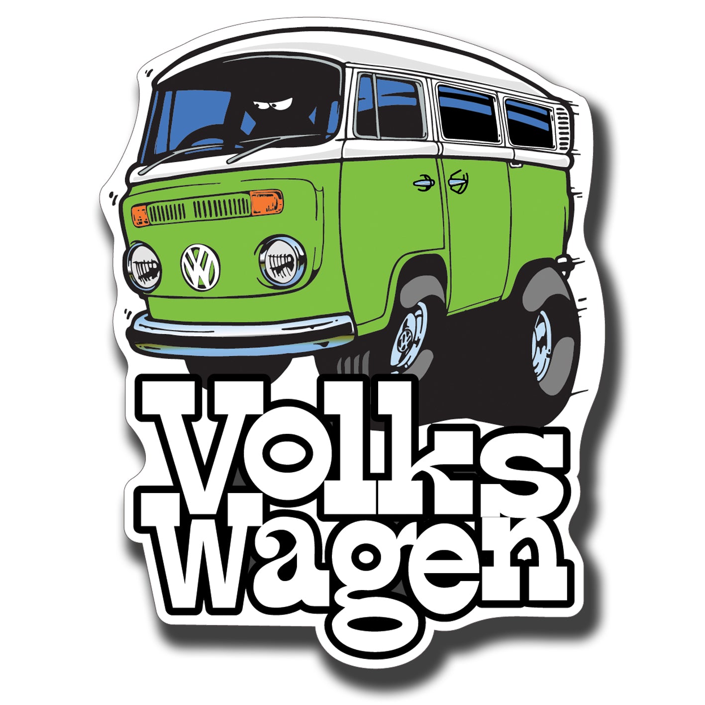 Late Bay Kombi Sticker – Forty Horse