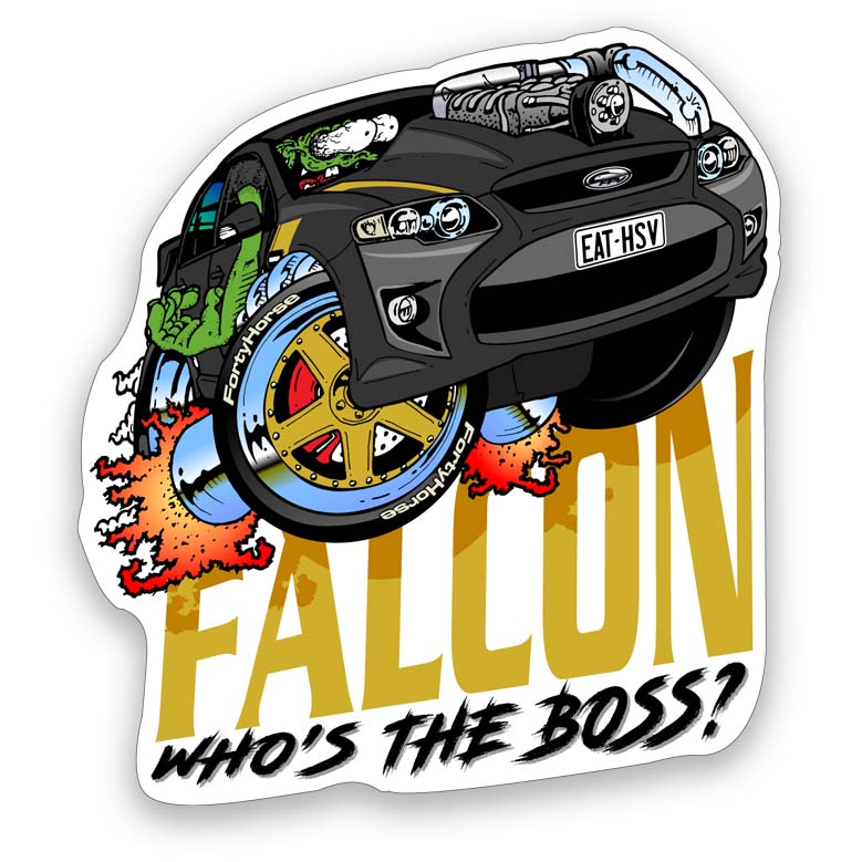 FG GT Falcon Sticker – Forty Horse