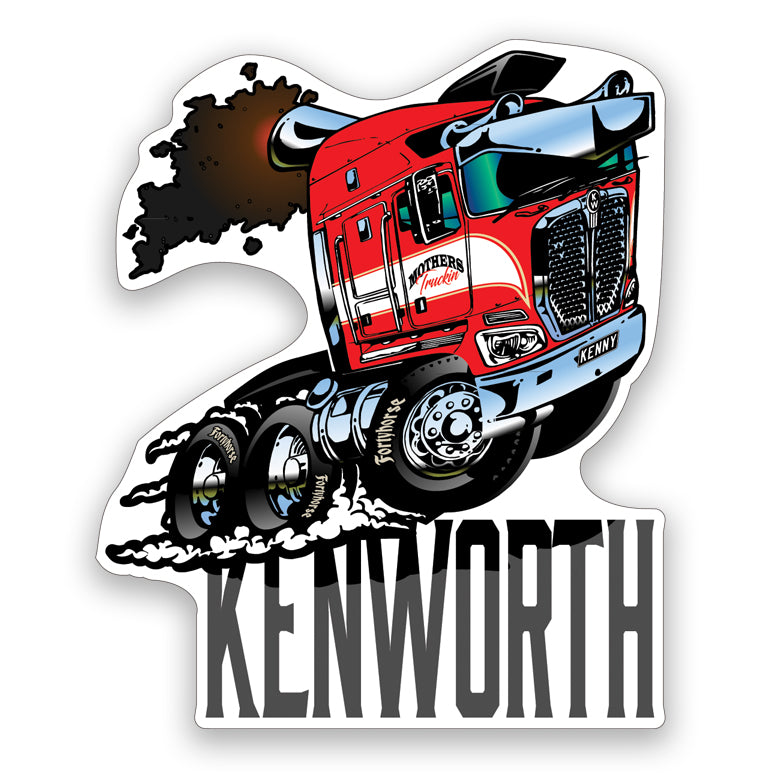 Kenworth Cabover Sticker – Forty Horse