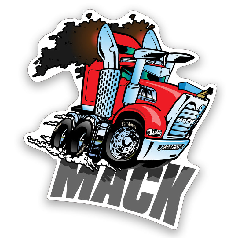 Mack Trident Sticker – Forty Horse