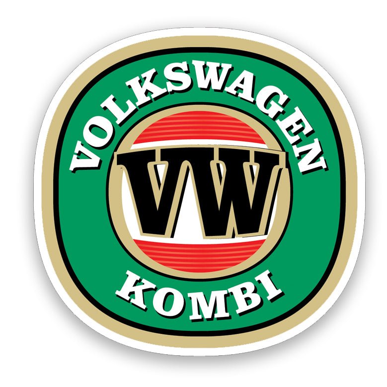 Beer VW Kombi Sticker – Forty Horse