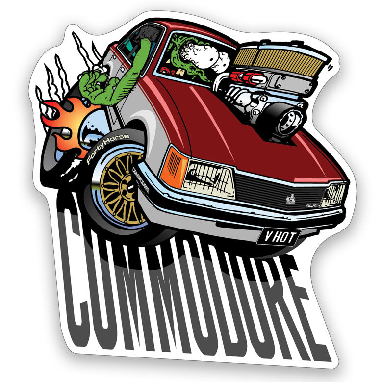 VH Commodore Sticker – Forty Horse